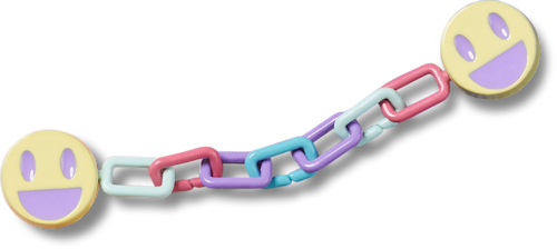 Pastel Chain Jibbitz™ charms - Crocs