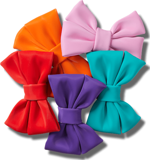 Super Hyper Me Bows 5 Pack Jibbitz™ charms - Crocs