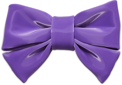Hyper Purple Bow Jibbitz™ charms - Crocs
