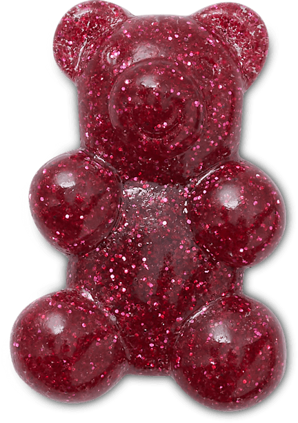 Glitter Pink Candy Bear Jibbitz™ charms - Crocs