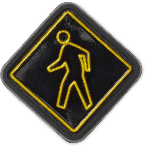 Reflective Street Sign Jibbitz™ charms - Crocs