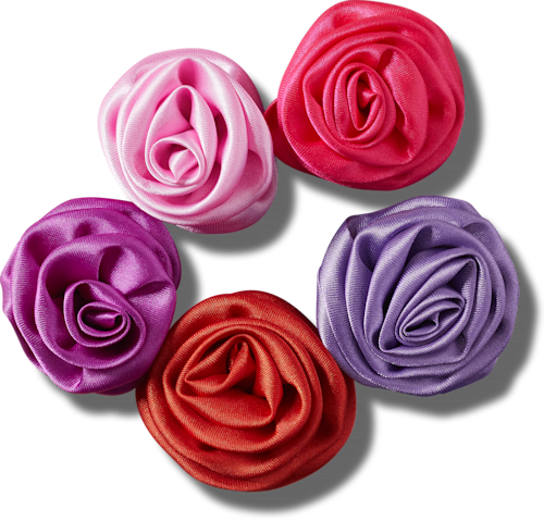 Dark Rosette 5 Pack Jibbitz™ charms - Crocs