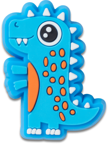 Blue Dino Guy Jibbitz™ charms - Crocs