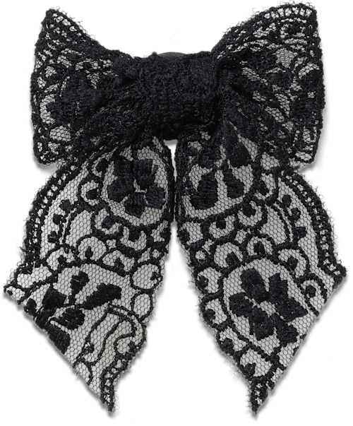 Black Lace Bow Jibbitz™ charms - Crocs