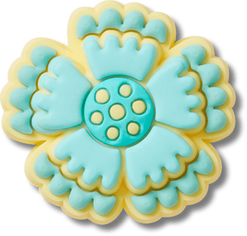 Multi Blue Flower Jibbitz™ charms - Crocs