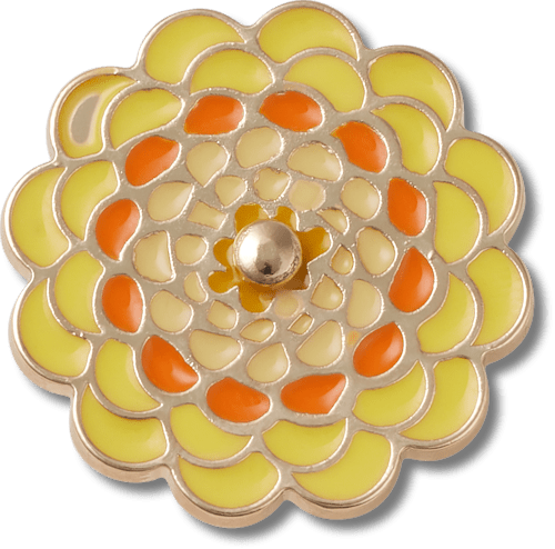 Yellow Spinner Flower Jibbitz™ charms - Crocs