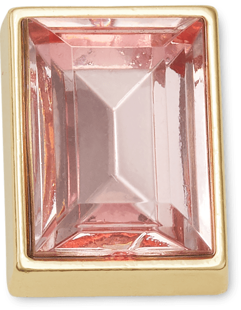Pink Rectangle Gem Jibbitz™ charms - Crocs