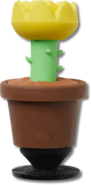 Yellow 3D Daisy Jibbitz™ charms - Crocs