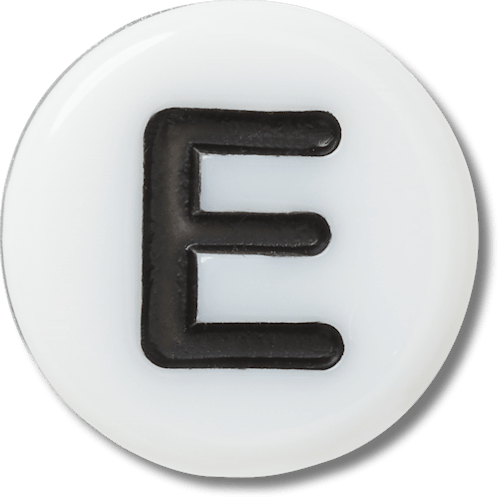 Tiny Friendship Letter E Jibbitz™ charms - Crocs