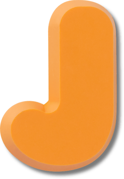 Block Letter J Jibbitz™ charms - Crocs