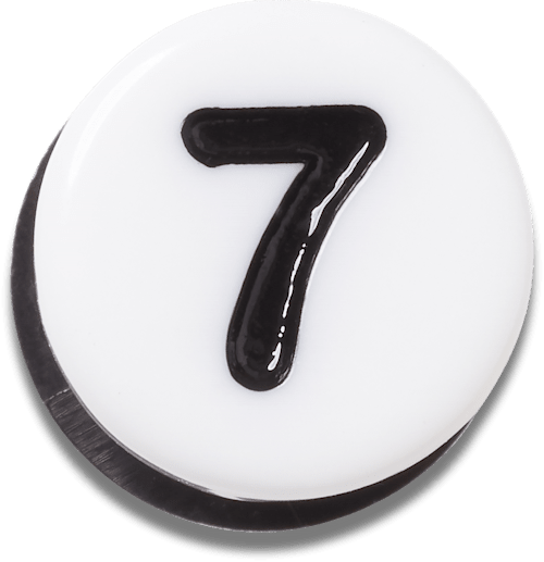 Tiny Friendship Number Seven Jibbitz™ charms - Crocs