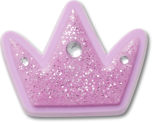 Tiny Purple Glitter Crown Jibbitz™ charms - Crocs