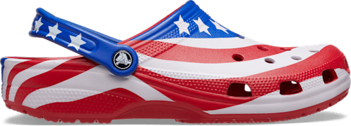 Classic American Flag Clog - Crocs
