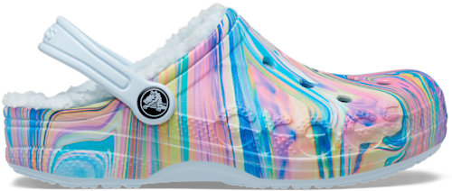 Kids' Baya Lined Printed Clog - Crocs