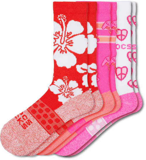 Crocs Socks Adult Crew Retro Resort 3 Pack - Crocs