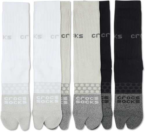 Crocs Socks Adult Flip Flop Sock 3 Pack - Crocs