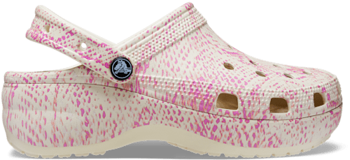 Women’s Classic Platform Snake Print Clog - Crocs