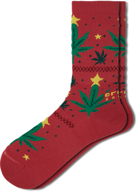 Crocs Socks Holiday Hemp Crew - Crocs