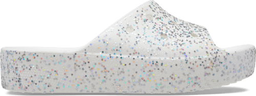 Classic Platform Starry Glitter Slide - Crocs