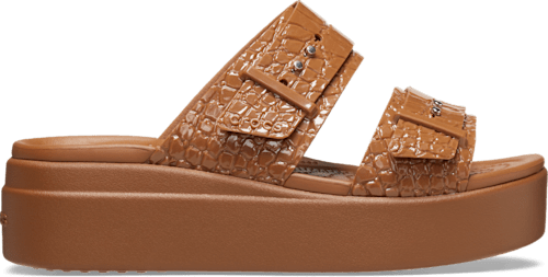 Brooklyn Croco Shine Buckle - Crocs