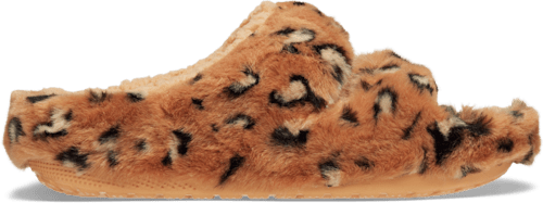 Classic Cozzzy Animal Print Sandal - Crocs