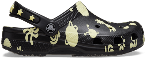 Toddler Classic Glow-In-the-Dark Space Clog - Crocs