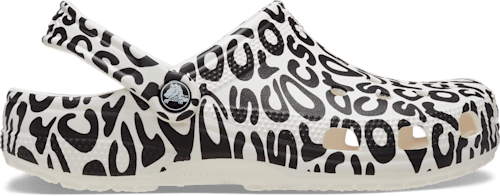 Classic Warped Logo Clog - Crocs