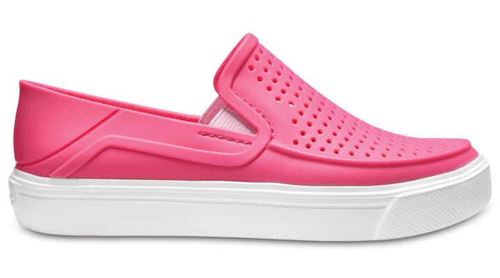 Crocs Kids' Citilane Roka Slip-on In Paradise Pink/white | ModeSens