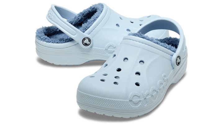 Crocs | Unisex | Baya Lined | Clogs | Mineral Blue
