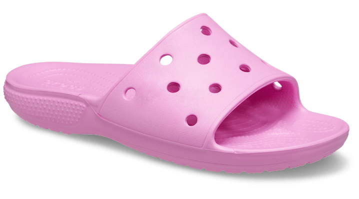 CROCS Unisex Classic Slide Sandals Women's 12 Men's10 Pink Open Toe ...