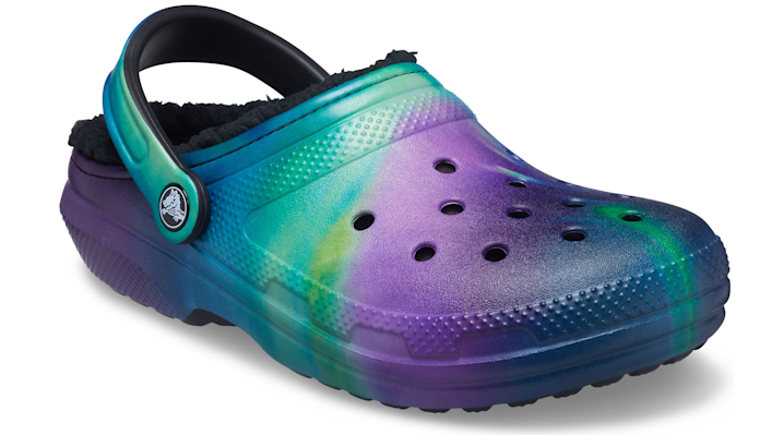 Crocs Men's and Women's Classic Graphic Lined Clogs | Fuzzy Slippers M8 ...
