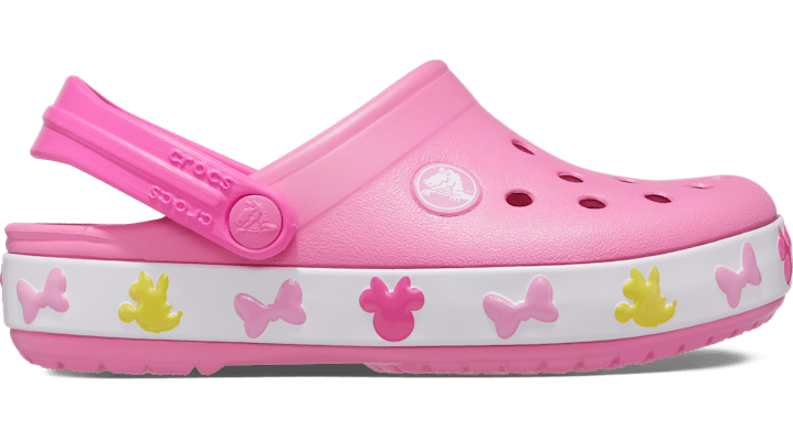 Crocs Toddler Fun Lab Disney Mickey Lights Clog In Pink Lemonade | ModeSens