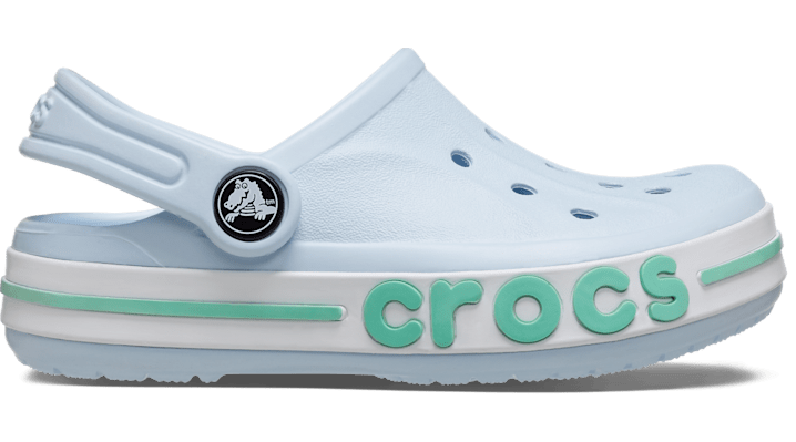 Crocs Bayaband Clogs Kids Mineral Blue / Pistachio C11 | ModeSens