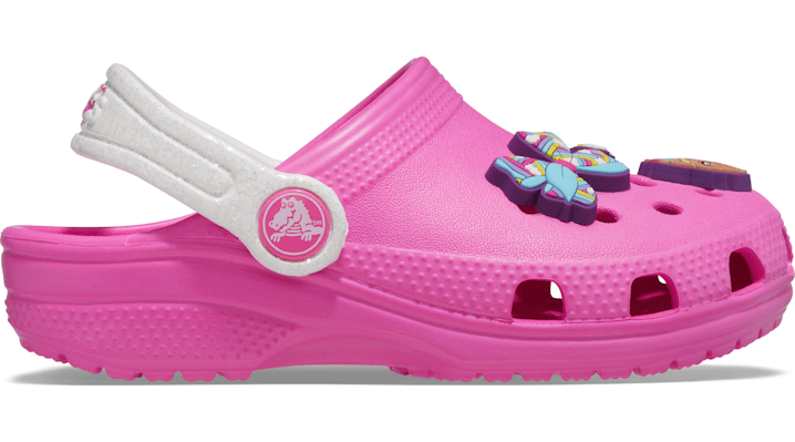 Crocs Kids' Fun Lab Jojo Siwa Charm Clog In Electric Pink | ModeSens