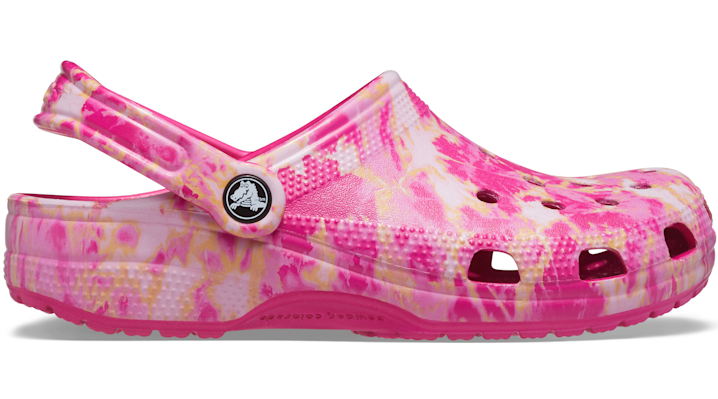 Crocs Classic Bleach Dye Clog In Candy Pink | ModeSens