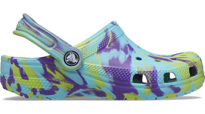 Crocs Classic Marbled Clogs Kids Neptune / Multi J1 | ModeSens
