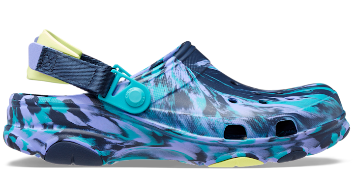 Crocs All-terrain Marbled Clog In Navy/multi | ModeSens