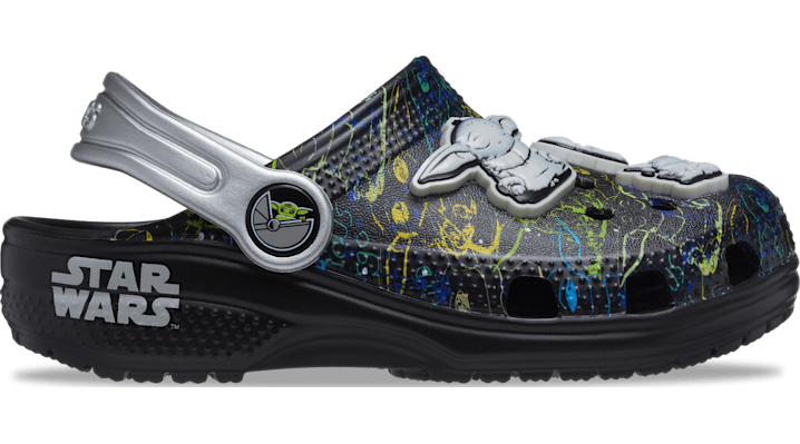 Crocs Kids' Classic Grogu™ Clog In Black | ModeSens