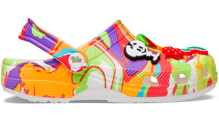 Crocs Kid's Classic Trix Clog In White/multi | ModeSens