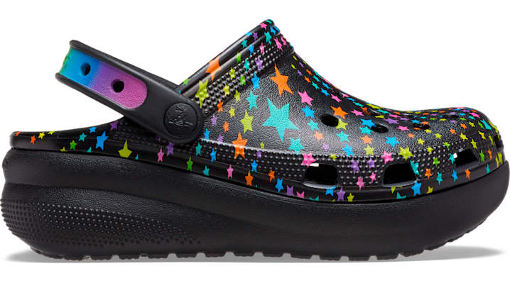 Crocs Cutie Crush Disco Dance Party Clogs Kids Black / Multi