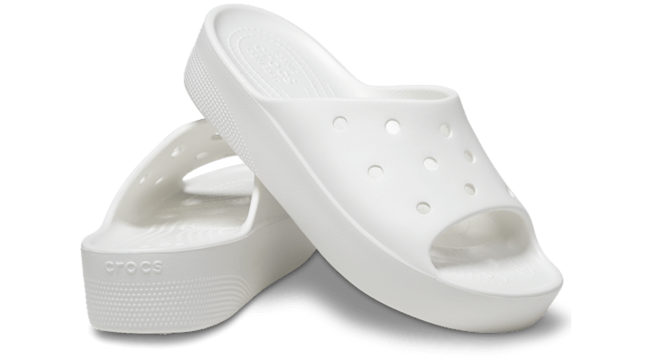 Crocs Classic Platform Slide White