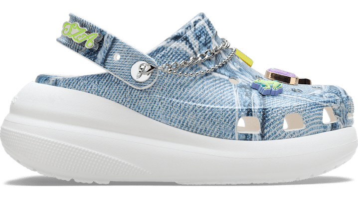 Crocs Sza X Classic Crush Clog In Blue | ModeSens