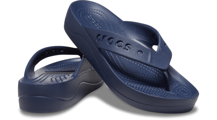 Crocs | Women | Baya Platform | Flips | Navy