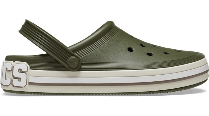 Crocs | Unisex | Off Court Logo | Clogs | Army Green