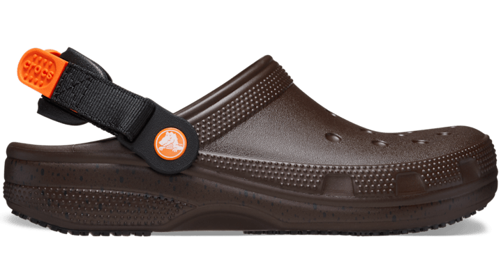 Crocs Pfd Classic Slip Resistant Work Clog In Coffee | ModeSens