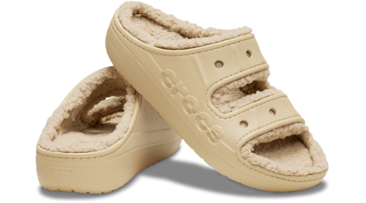 Crocs | Unisex | Baya Cozzzy | Sandals | Chai