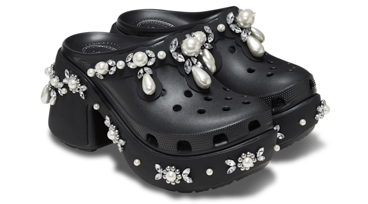 Crocs unisex Simone Rocha X Siren Clogs Black