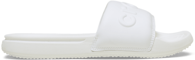 crocs slides white