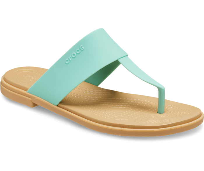 Women's Crocs Tulum Metallic Sandals In Pink Clay Size, 53% OFF
