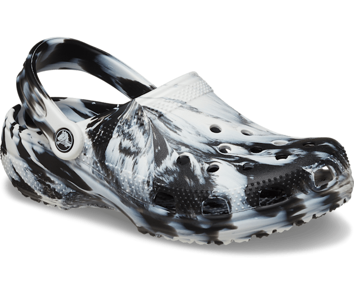 Women's Shoes Crocs Classic Translucent Marbled Clog Black/Multi ...